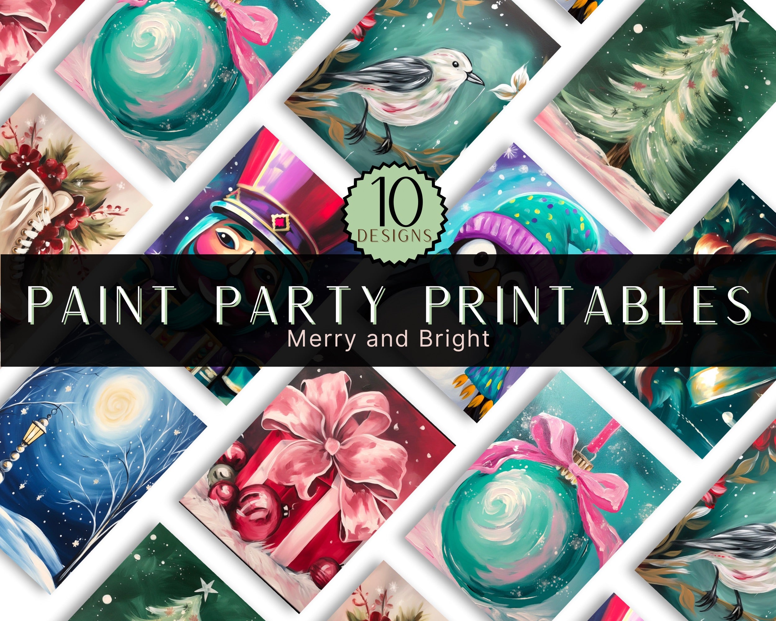 Paint Party Printable Bundles